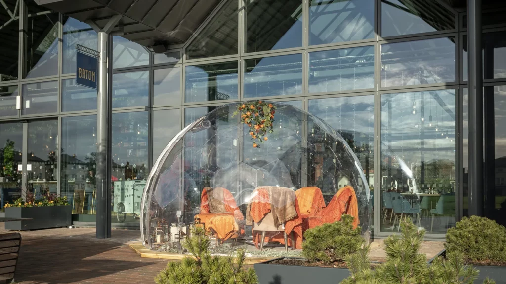 The Heyford Pods. Celebrate in style in The Pods this winter